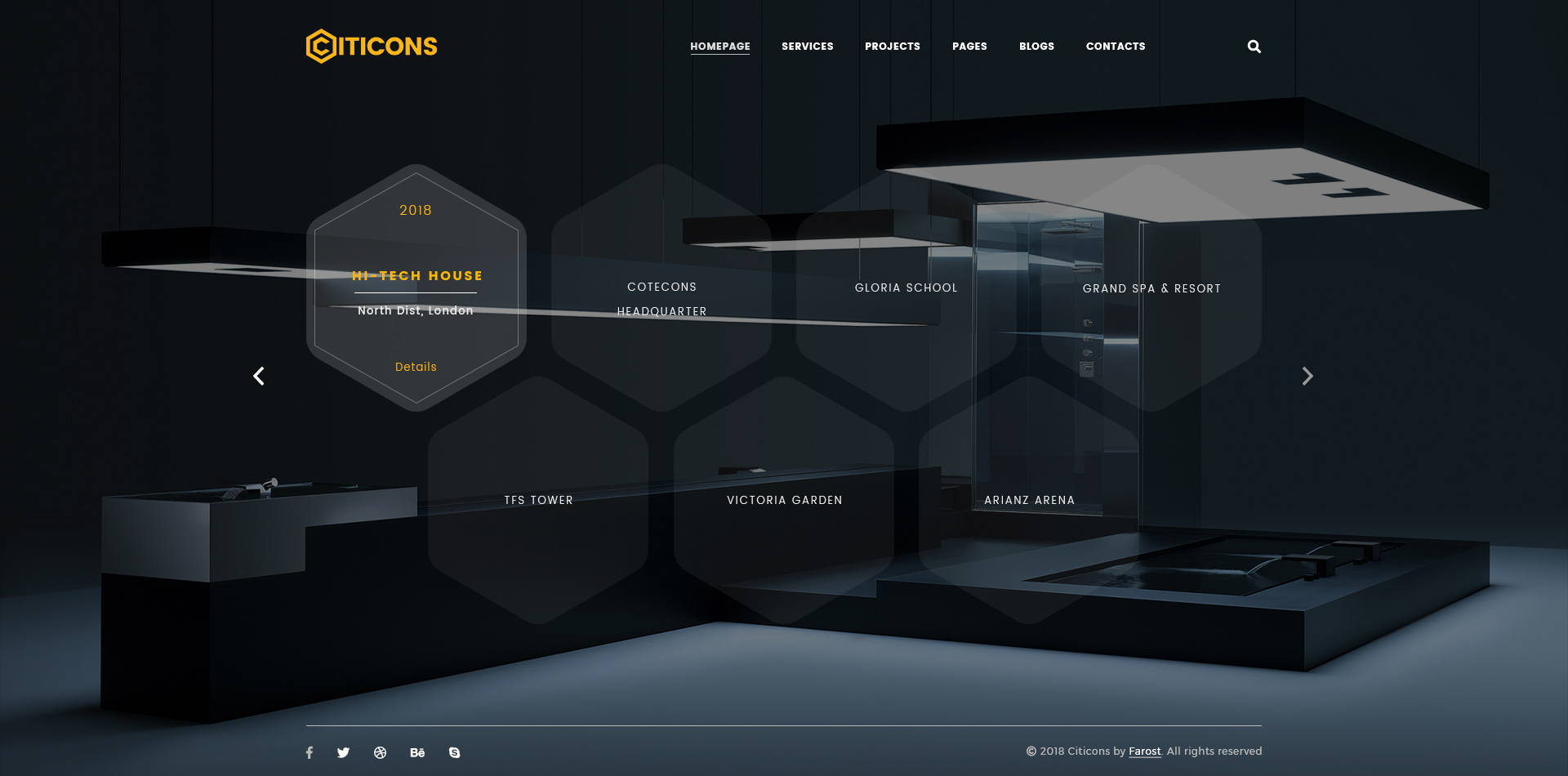 Citicons - Construction & Building PSD Template by Farost | ThemeForest